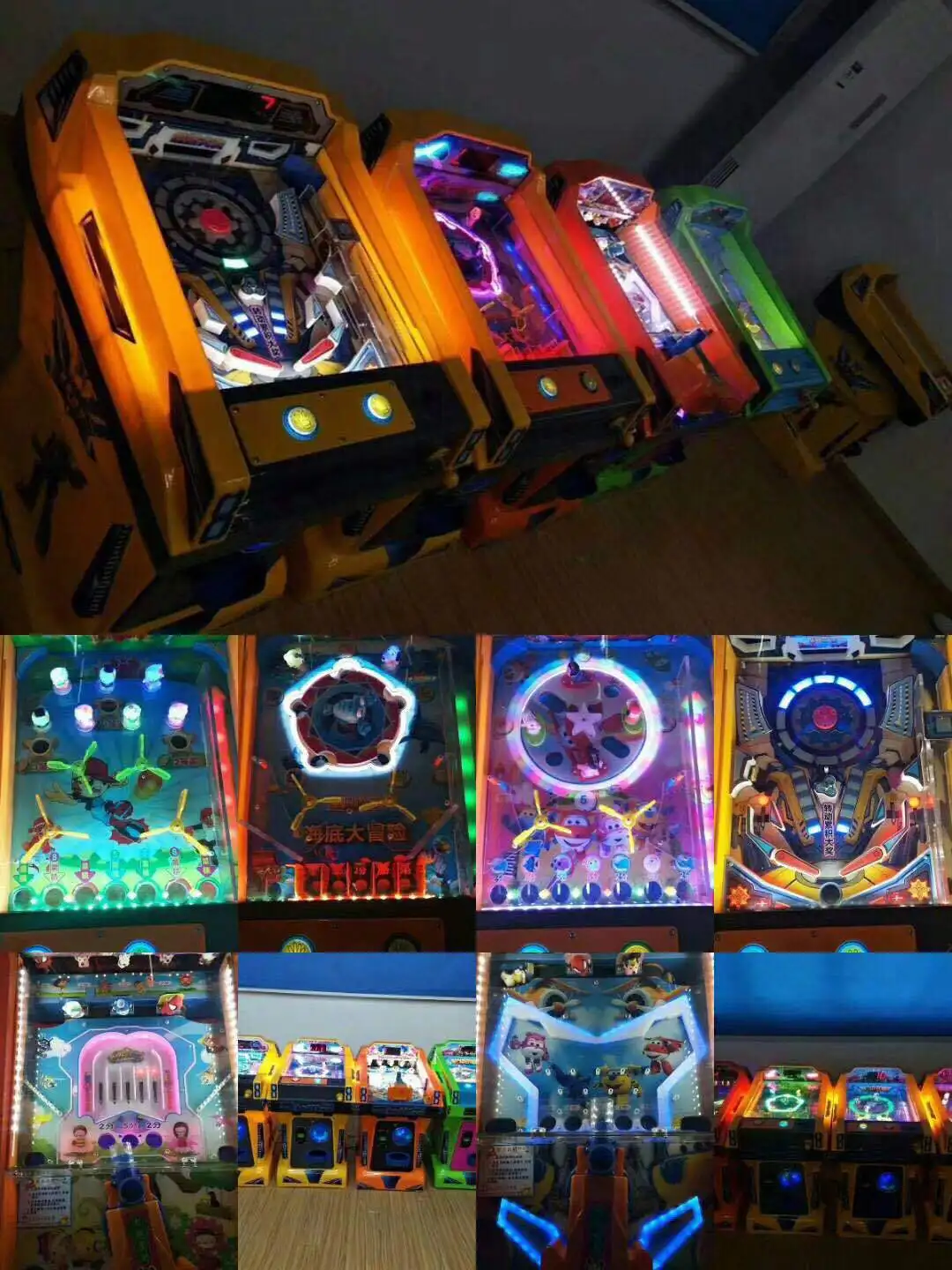 Coin Operated Arcade Kids Mini Pinball Game Machine for Sale