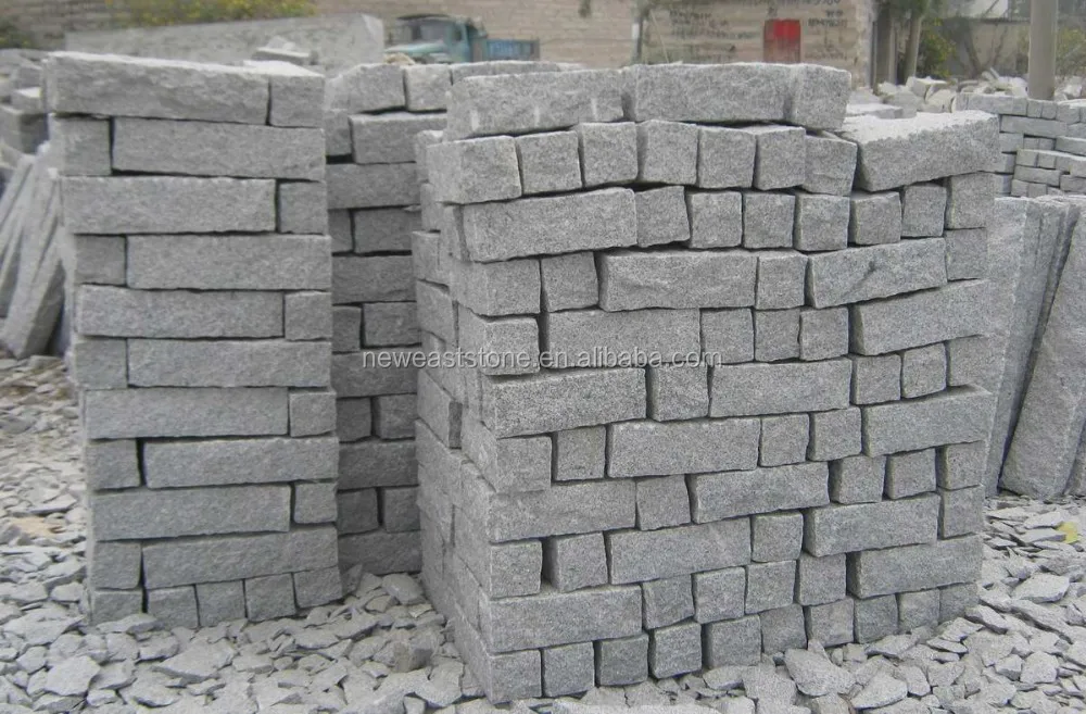 Natural Stone Garden Edge Stone Palisade Guard Rails Pillars Barriers