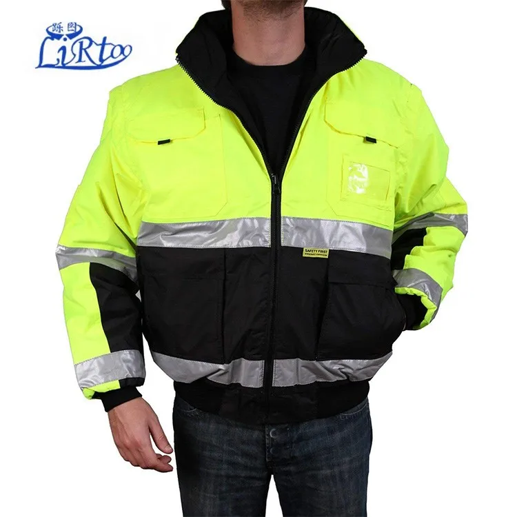 Reflective Strips Safety Jacket Workwear &fluorescent - Buy Workwear ...