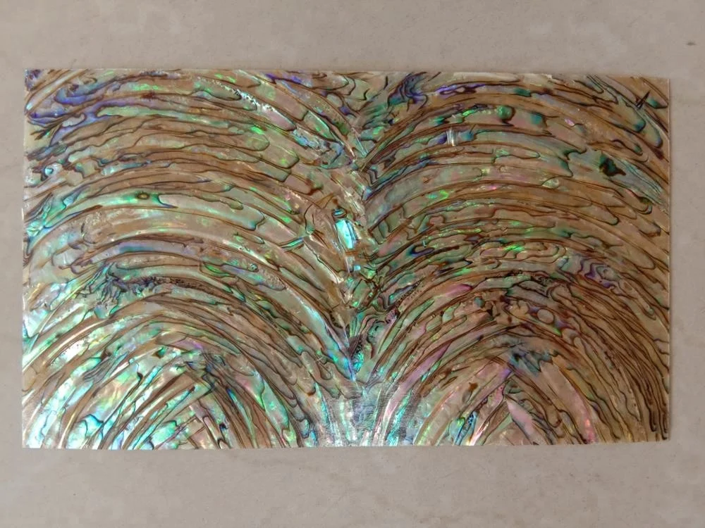 Paua Seashell Laminates Sheets - Natural Abalone Shell