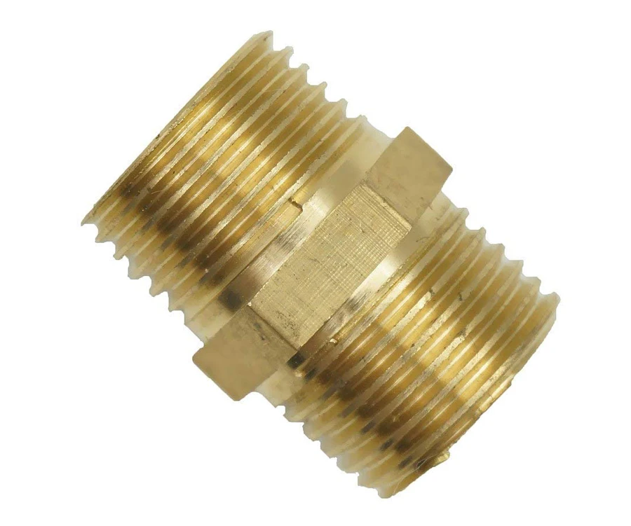 1 X 1 Inch Male Thread Npt Straight Pipe Connector Hex Nipple Fast ...