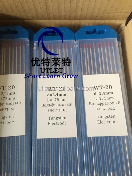 2% Thorium Red Tip Wt20 Tungsten Welding Electrode - Buy 2% Thorium Red ...