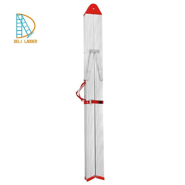 Single Side Folding Aluminum Stick Ladder - Durable & Versatile
