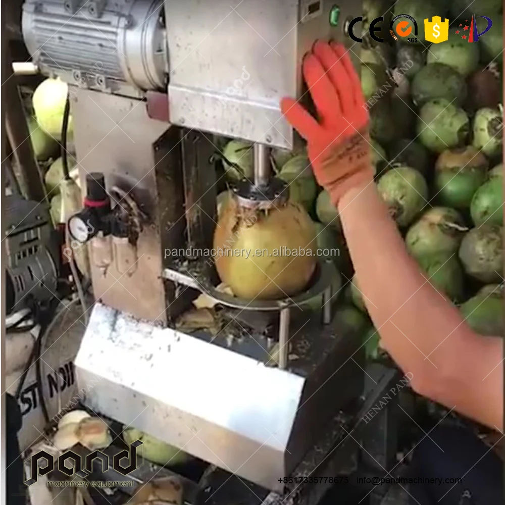 Automático de coco verde peeler peeling máquina/coco esfola máquina ...