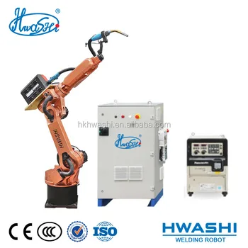 Robotic Arm Welding Machine For Fuel Tank With Positioner And Turntable ...