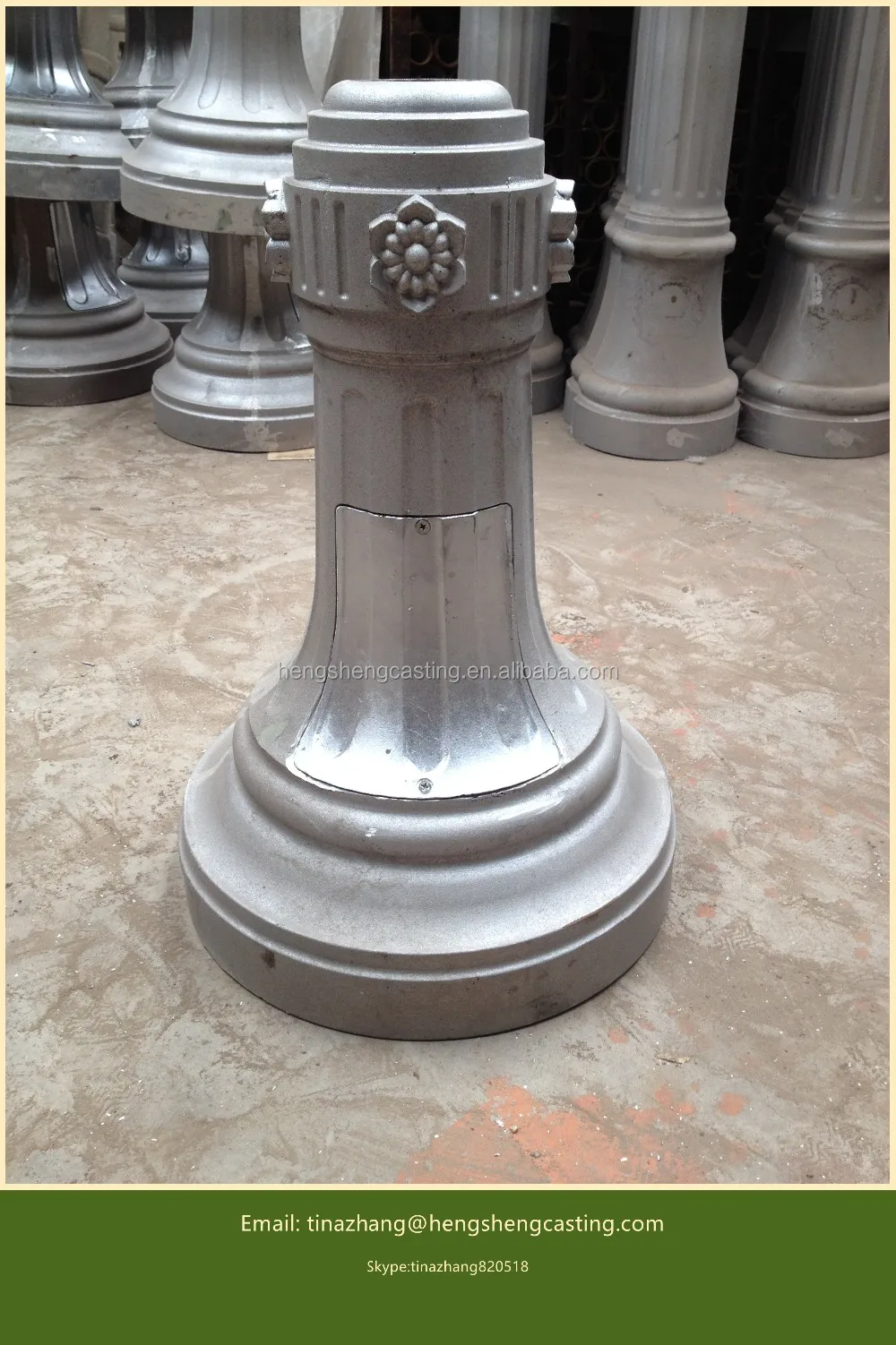 Cast Aluminum Base Cover Decorative Base Cover - Buy Cast Aluminum Base ...