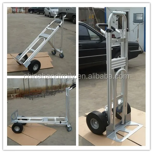 Telescope Handle Type Foldable Hand Luggage Trolley Two Wheel Aircraft ...