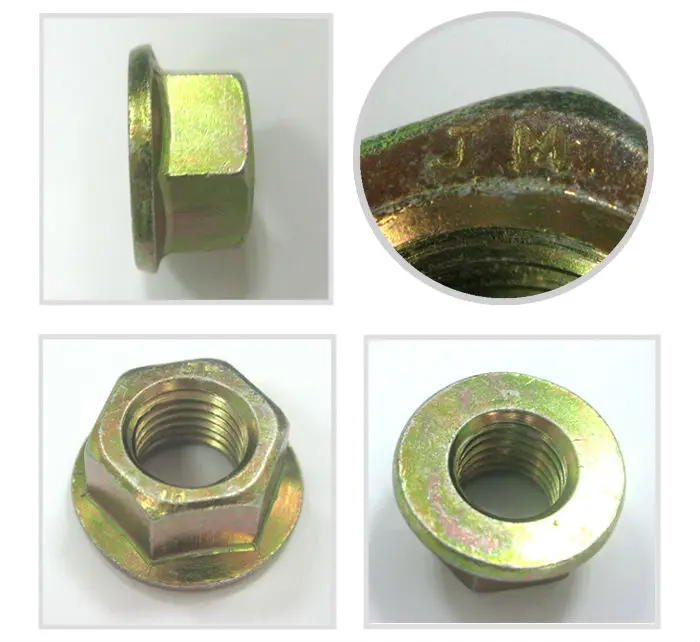 M11 Din6923 Hex Flange Nut With Factory Price - Buy Din6923 Hex Flange ...