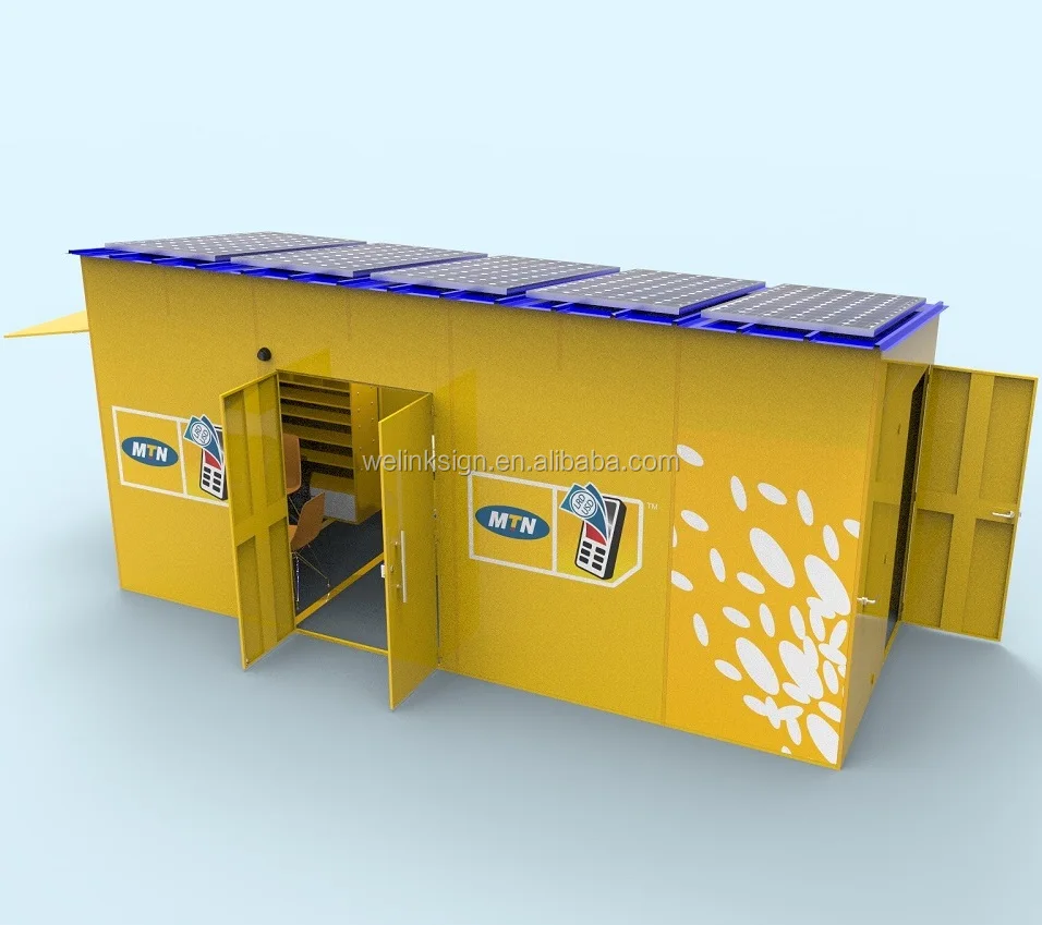 MTN Flagship Solar Prefabricated Container Office - 3 Year Warranty