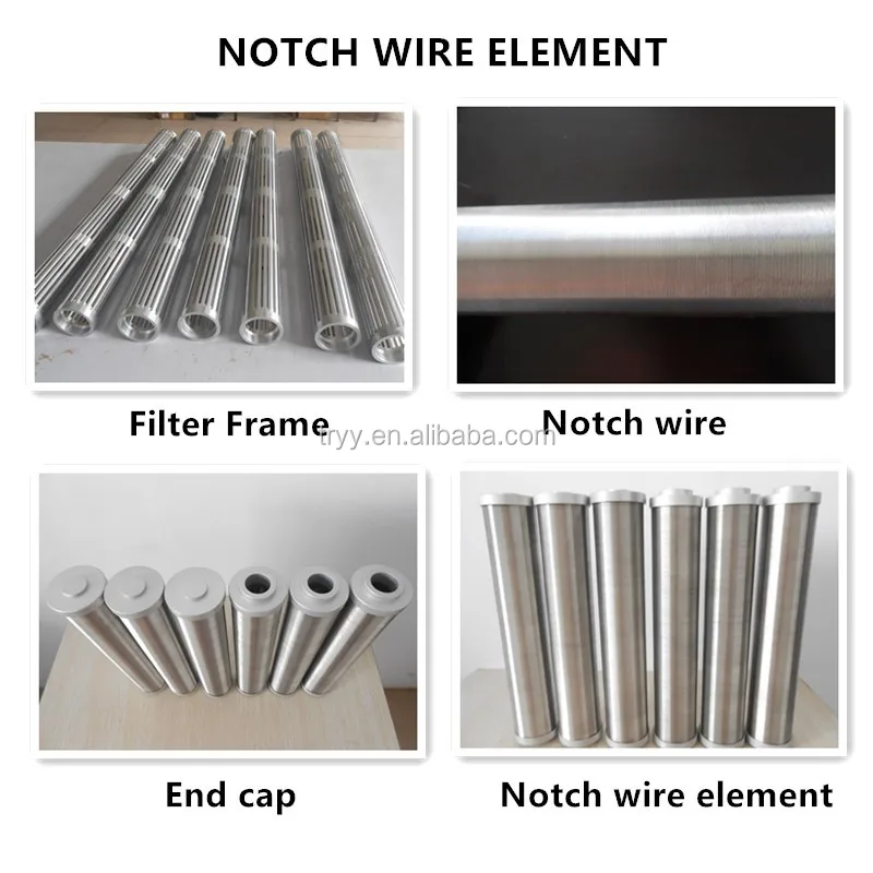 Marine K8fe Type Automatic Backwash Filter Notch Wire Element For Heavy ...