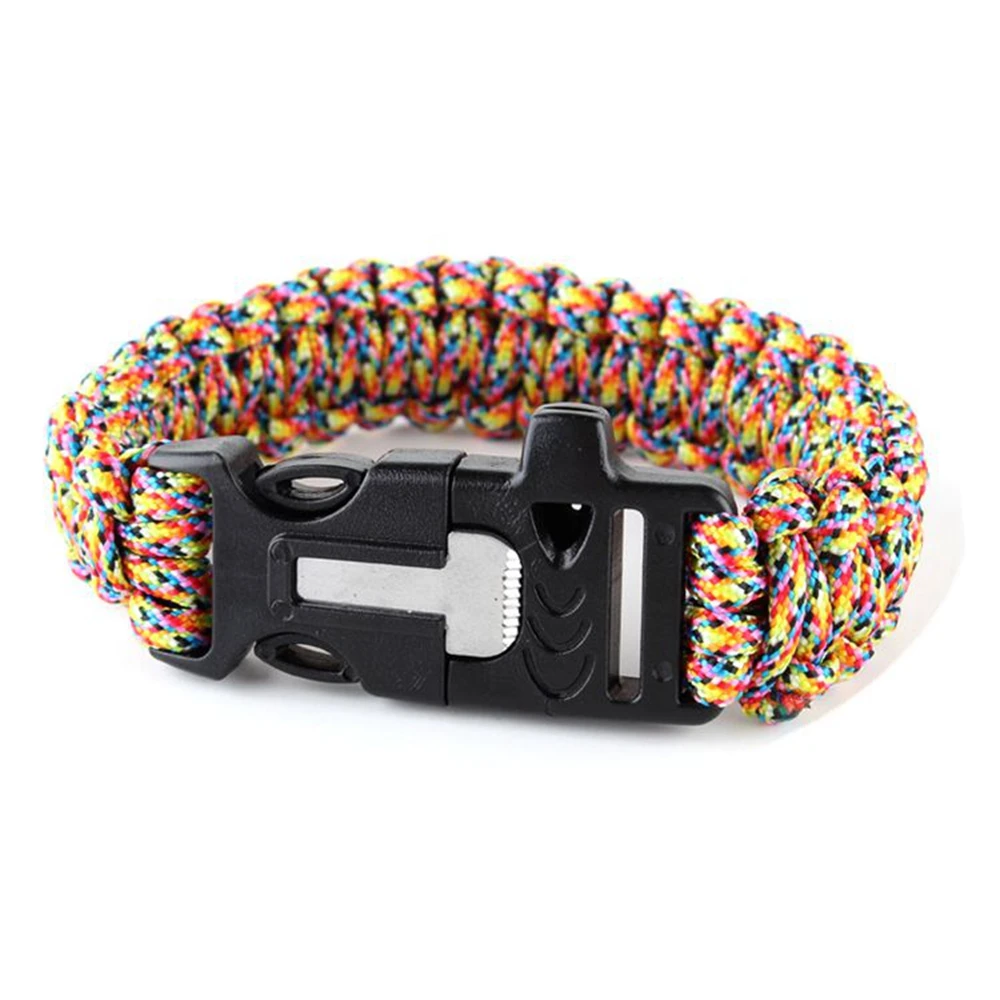 Umbrella Rope Bracelet With Seven Core Camping Fishing Gear Sets Multi ...