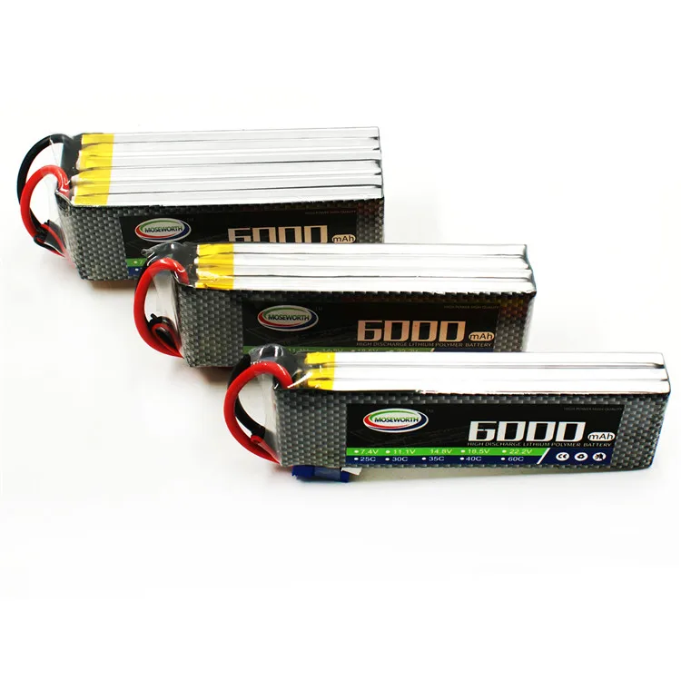 Rc Helicopter Battery 4s1p 14.8v 6000mah 30c Lipo Battery Pack - Buy Rc ...