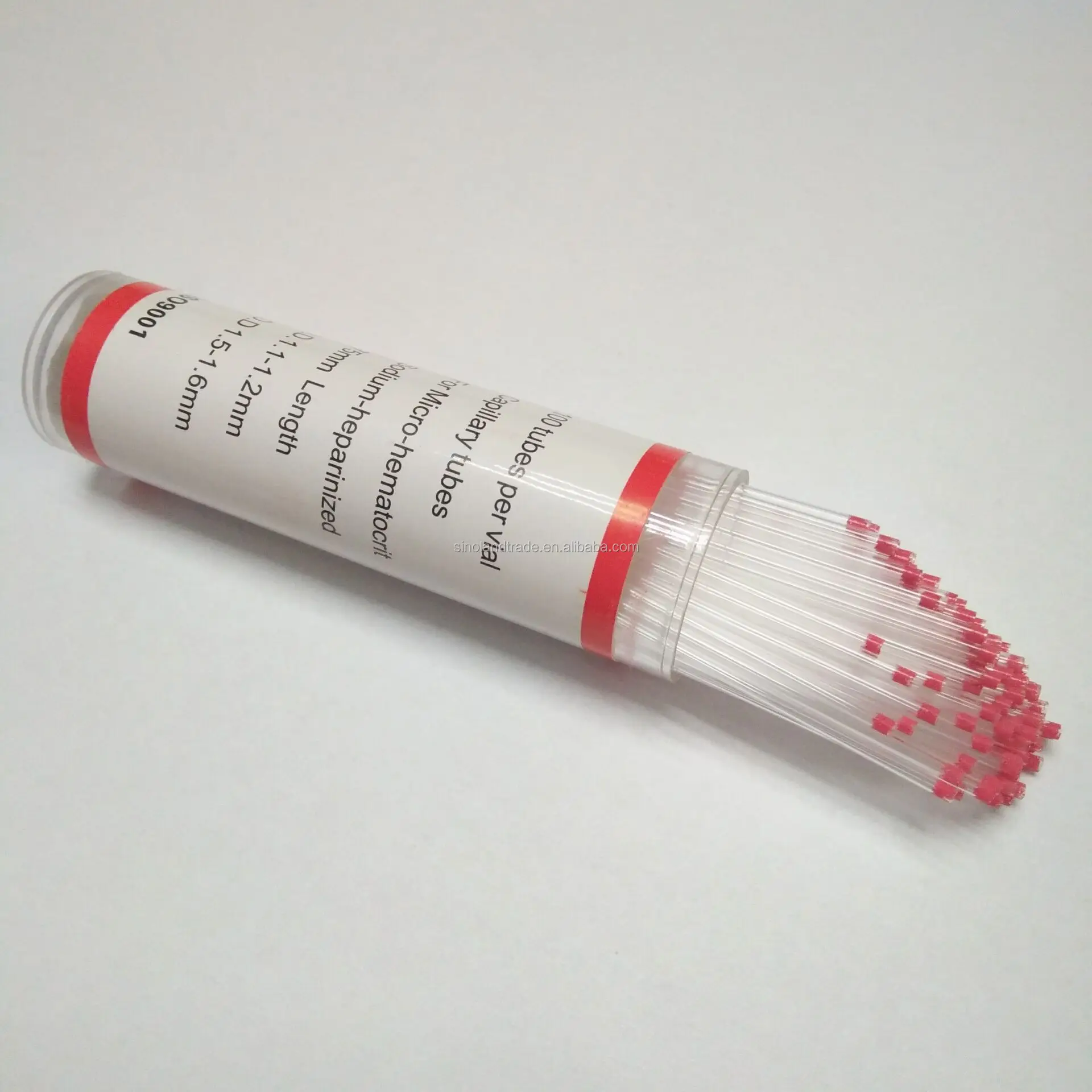 Red Blue Haematorite Glass Blood Collection Capillary Tube - Buy Blood ...