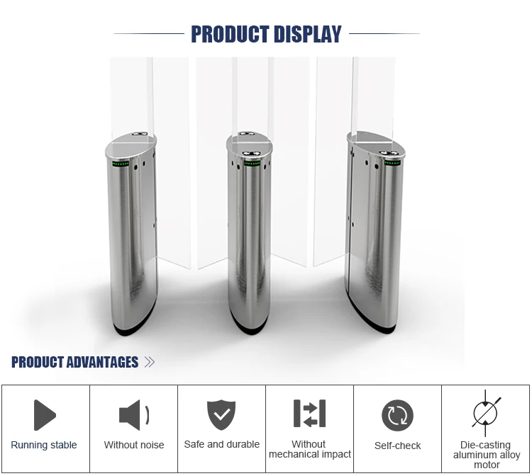 Chisung Custom Normally Open Closed Slide Gate Turnstile - Buy Slide ...
