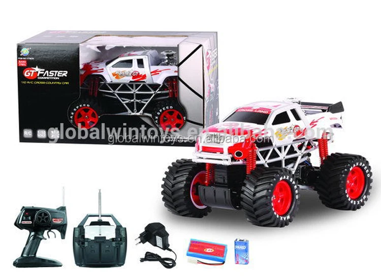 Camiones De Juguete Grandes A Escala 1:10 Modelo 4ch Rc Monster Truck ...