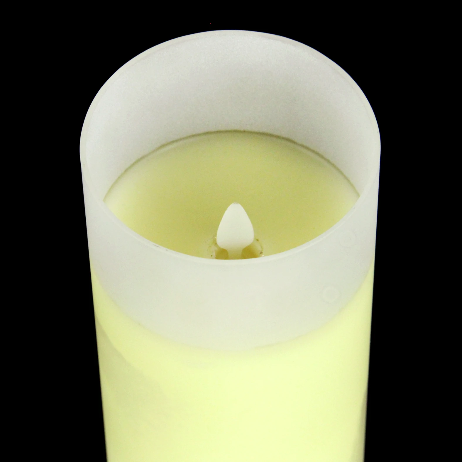 Small Battery Dull Polish White Plastic Led Candle Light Wholesale ...