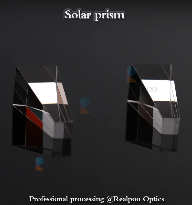 Optical Glass Solar Power Prism For Solar Energy Concentrating ...
