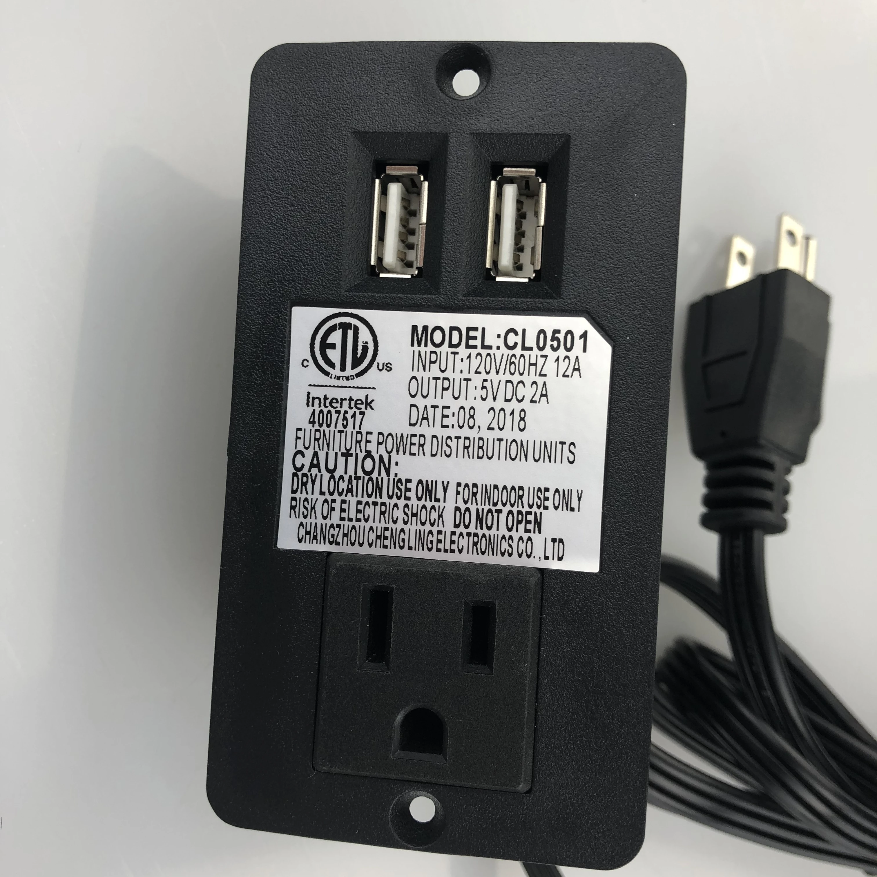 CL0501 USB Socket Sofa Charger - Convenient Home & Hospital Use