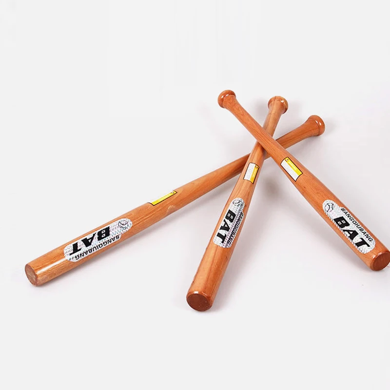 Customized Logo Printing on Solid Wood Baseball Bats
