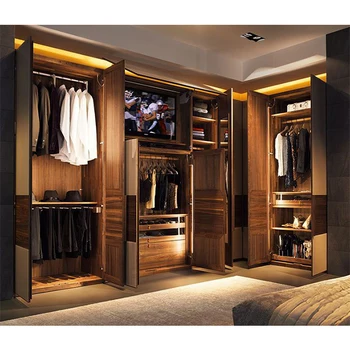 Mirror Walking Closet Systems Wardrobes Italian Closet Design - Buy ...