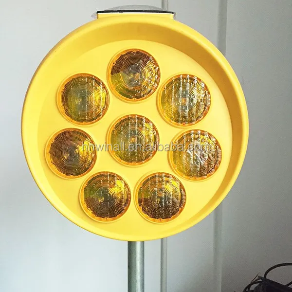 Yellow Red Led Flashing Solar Sunflower Traffic Light - Buy Yellow ...