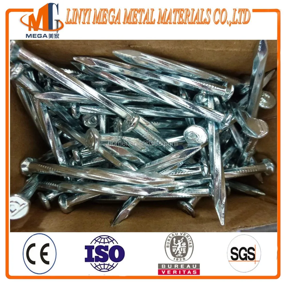 Factory Supply Best Quality Steel Nails Angular Spiral Hardened Steel ...