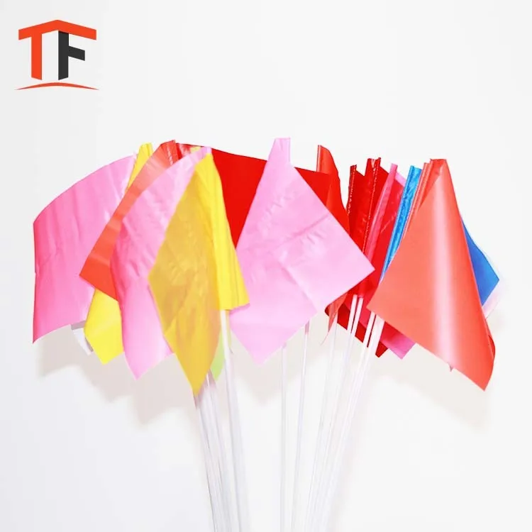 Plastic Survey Boundary Marking Flags - Durable & Customizable