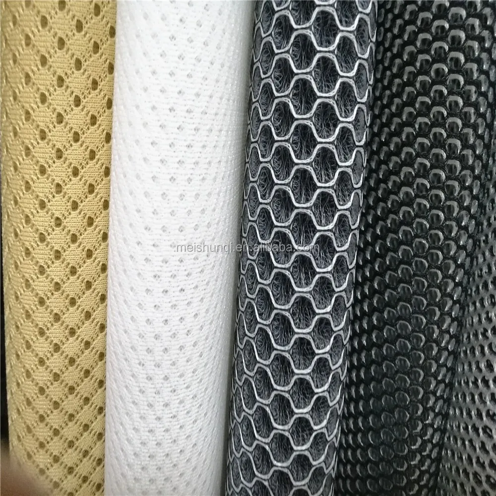 Ventilated Knitted Sandwich 3d Air Mesh Fabric For Shoes Bag Office ...