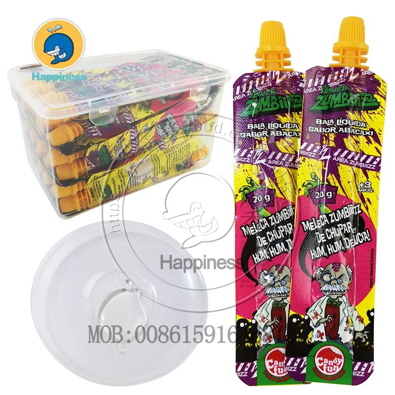 Toothpaste Squeeze Fruit Jam Liquid Jelly Candy Sweets - Buy Liquid ...
