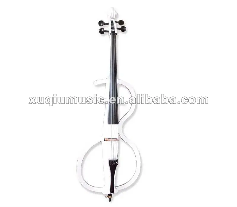 White Electric Cello - OEM Quality String Instrument