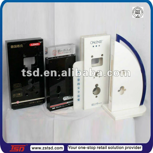 Wood Door Lock Display Stand - Eco-Friendly & Customizable