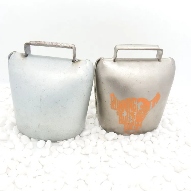 Custom Logo Swiss Cow Bell Switzerland Souvenir Metal Handle Cattle ...
