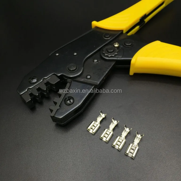 Customize 250 Faston Terminal Crimping Tool 0.5mm-6.0mm Wire Range