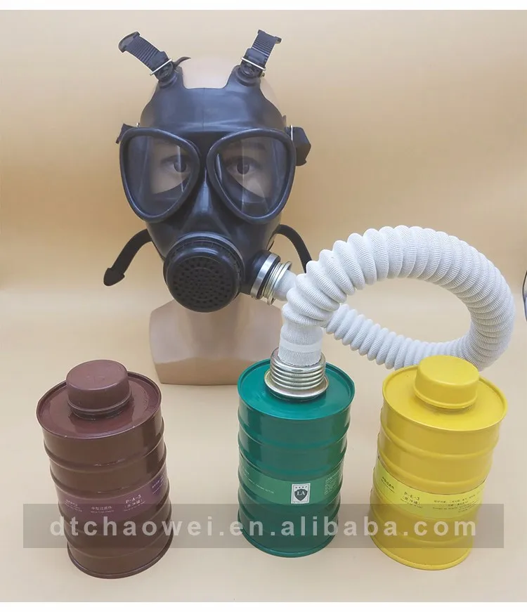 China Manufacture Anti Riot Police Integrated Gas Mask - Buy Integrated ...