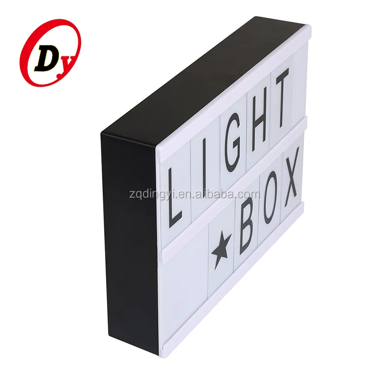 Custom A3 A4 A5 Cinematic Light Box Light Up Mini Signs Outdoor ...