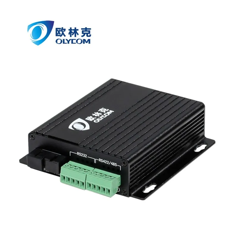 Dual Fiber Sc Media Converter Serial Rs232 422 485 To Fiber Optic ...