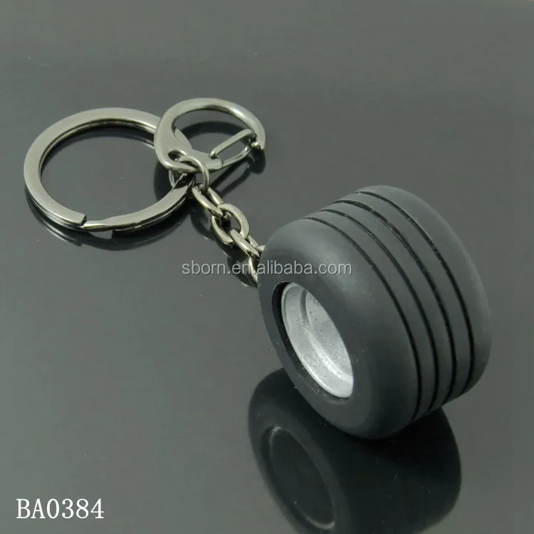 Metal Tyre Keychain 3d Car Round Tire Advertising Gift Rubber Wheel ...