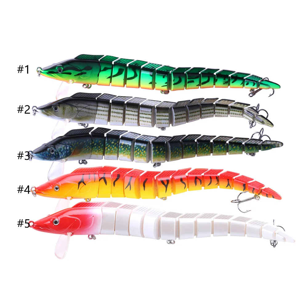 Hengjia 4" 6 Segment Lure - 18g Hard Bait for Pike Fishing