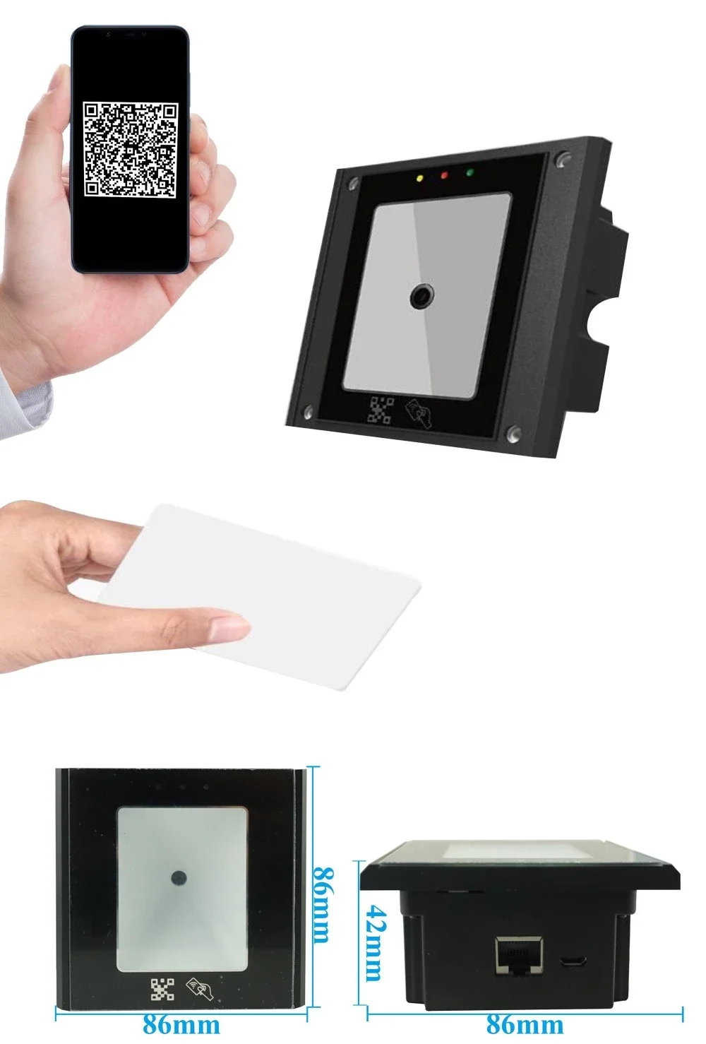 Access Control Qr Code Rfid Card Reader - Buy Qr Code Reader Rs232,Qr ... Access Control Qr Code Rfid Card Reader - Buy Qr Code Reader Rs232,Qr ...