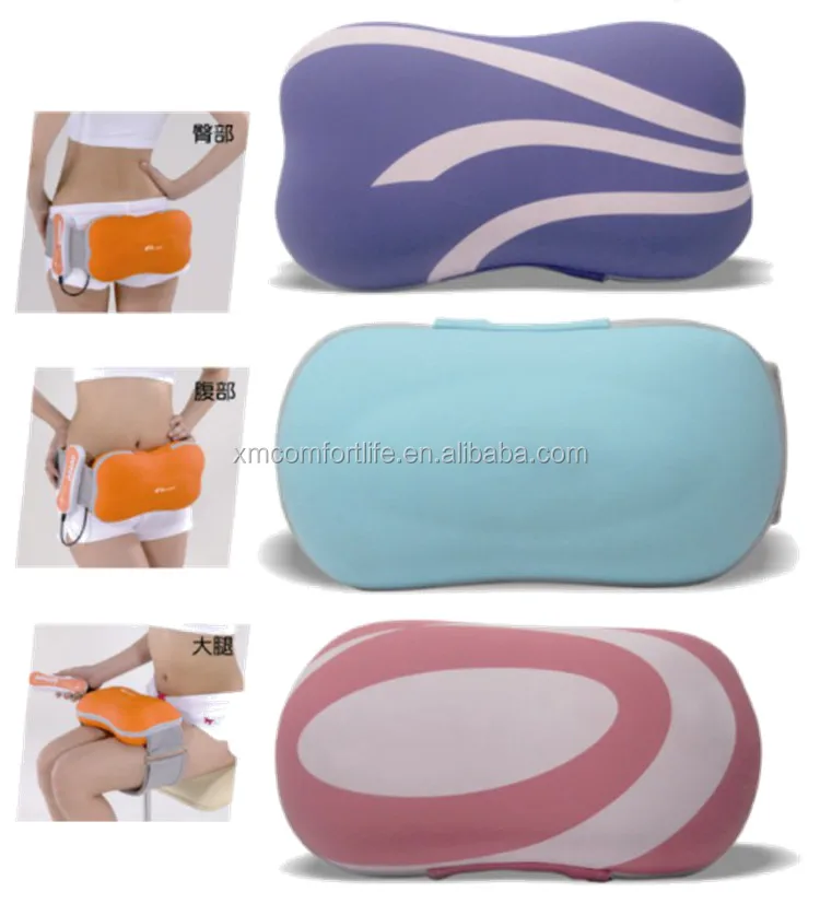 Women Abdominal Timing Control Vibrating Vibro Shape Slimming Belt ...