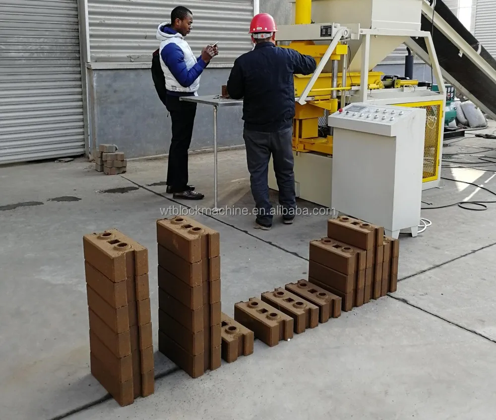 WT5-10 Clay Brick Machine - Sustainable Interlocking Bricks