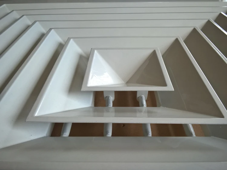 Hvac System Ceiling Square Supply Air Diffuser As Thermostat Carrier ...