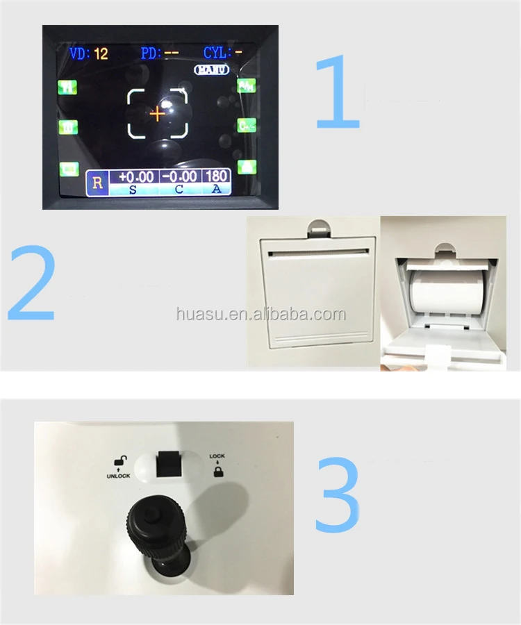 China Professional Quality Auto Refractometer Ophthalmic Auto Refractor ...