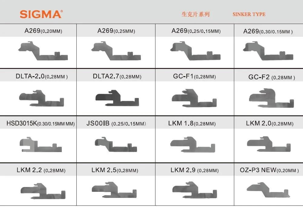 High Quality Circular Knitting Machine Sinker Ah-flkng - Buy Knitting ...