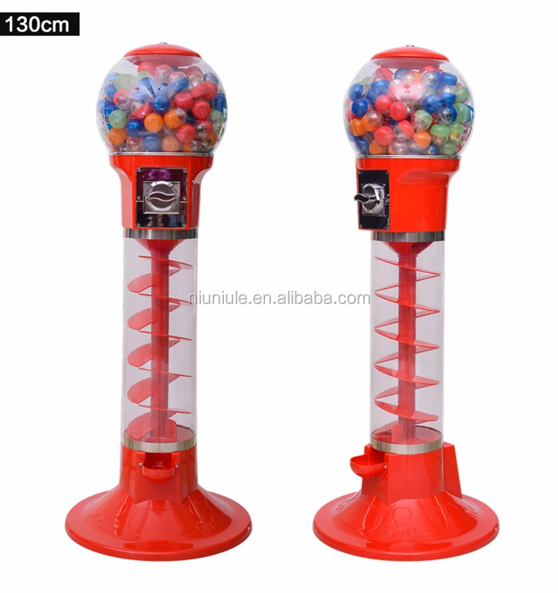 Spiral Gumball Capsules Vending Machine Bouncy Ball Vending Machine ...