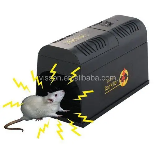 High Voltage Electric Shock Rat Killer Indoor Battery Animal Control ...
