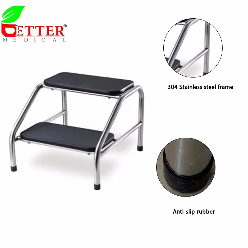 2 Layers Stainless Steel Hospital Patients Step - Buy Step Stools For ...