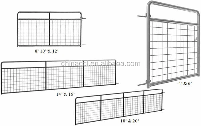 Continuous Fence Panels Portable Panels Corral Gates Feeder Panels ...