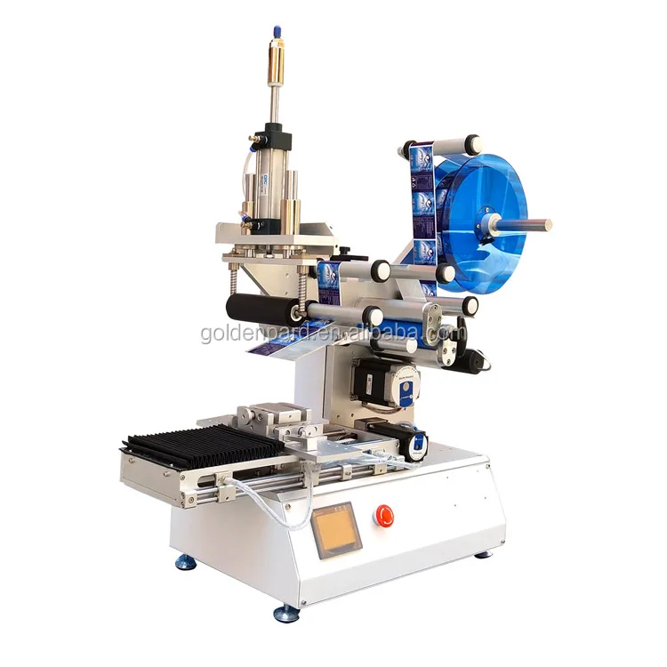 Semi Automatic Label Printer Machine Roll Sticker Label Plastic Bottle ...
