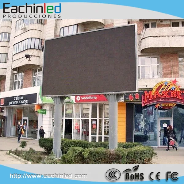 Full Color Outdoor Street Big Video Billboard Led Advertising Screen ...